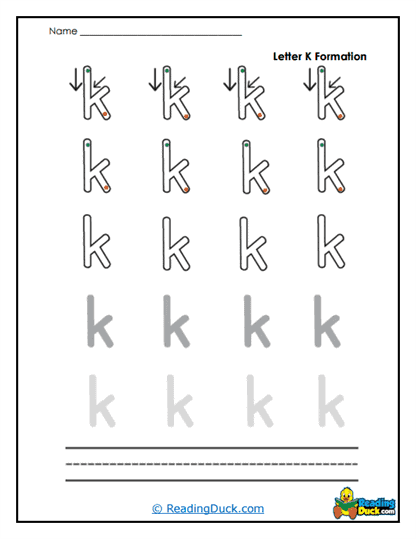 Forming Letters Worksheets | Handwriting Series | Reading Duck.com