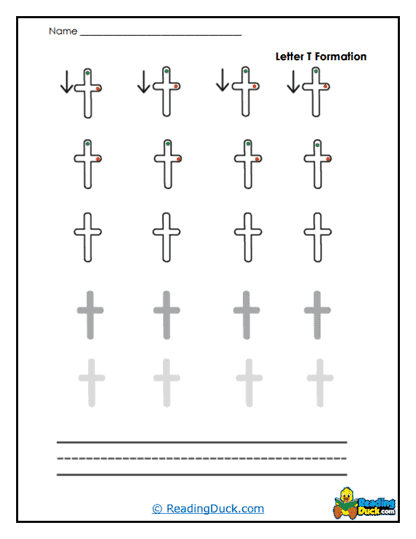 Forming Letters Worksheets | Handwriting Series | Reading Duck.com
