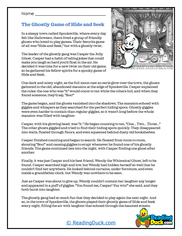 Grade 5 Reading Comprehension Worksheets | Reading Duck.com