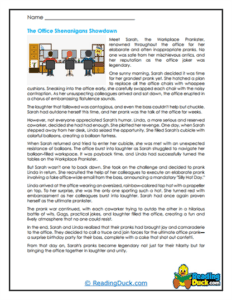 Comedy Worksheets | Drama Genre | Reading Duck.com