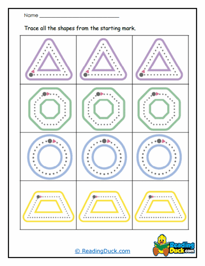 Pencil Control Worksheets | Fine Motor Series | Reading Duck.com