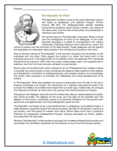 Philosophy Worksheets | Nonfiction Genre | Reading Duck.com