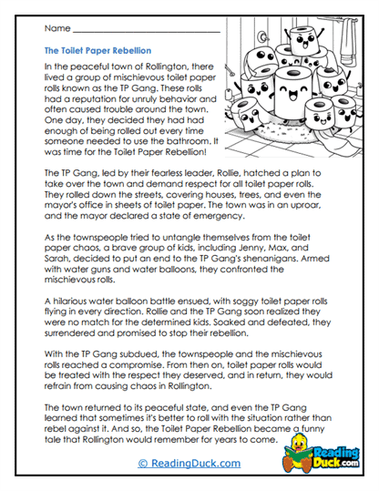 Grade 6 Reading Comprehension Worksheets | Reading Duck.com