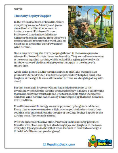 Grade 12 Reading Comprehension Worksheets | Reading Duck.com