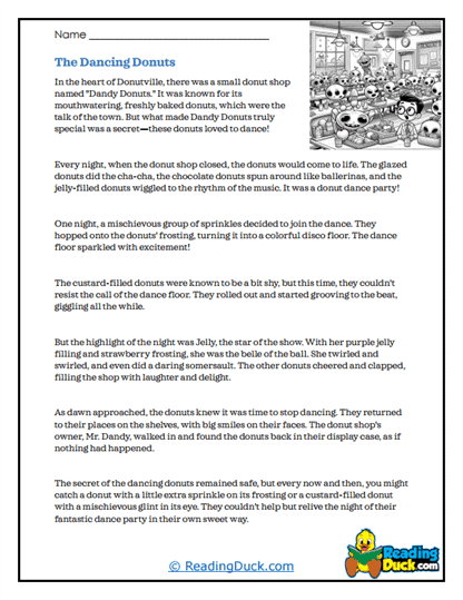 Grade 3 Reading Comprehension Worksheets | Reading Duck.com